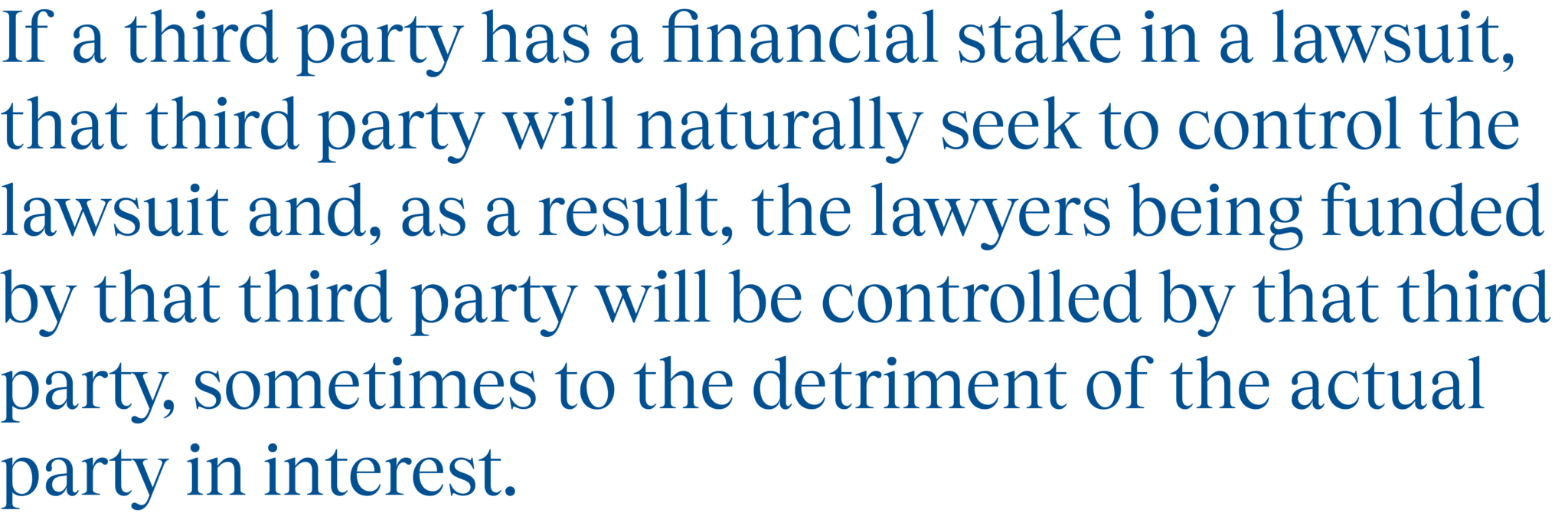 What You Need to Know About Third Party Litigation Funding - ILR